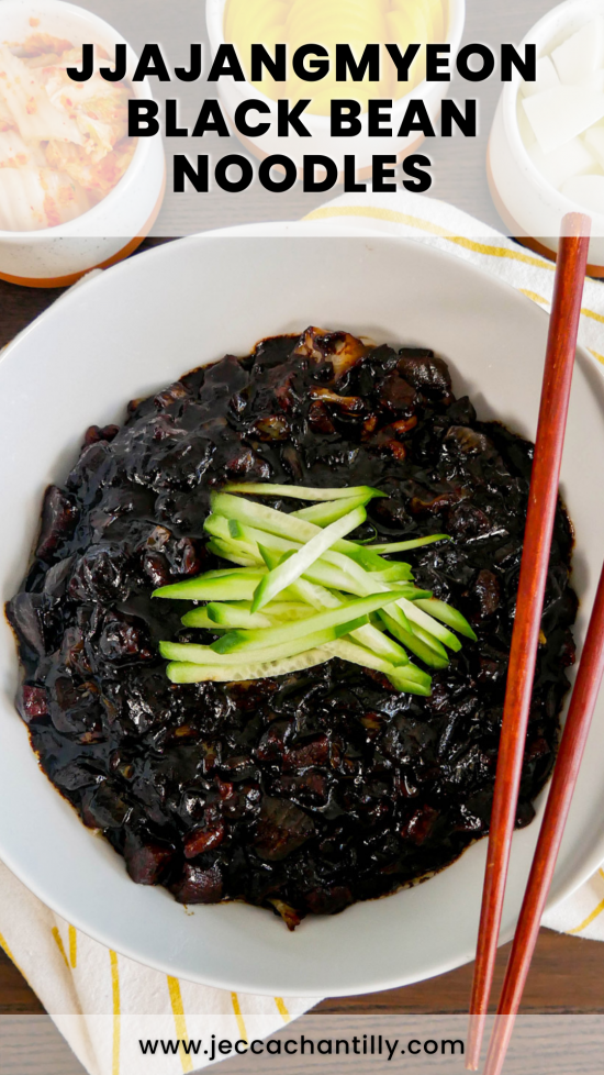 Jjajangmyeon Black Bean Noodles - Jecca Chantilly
