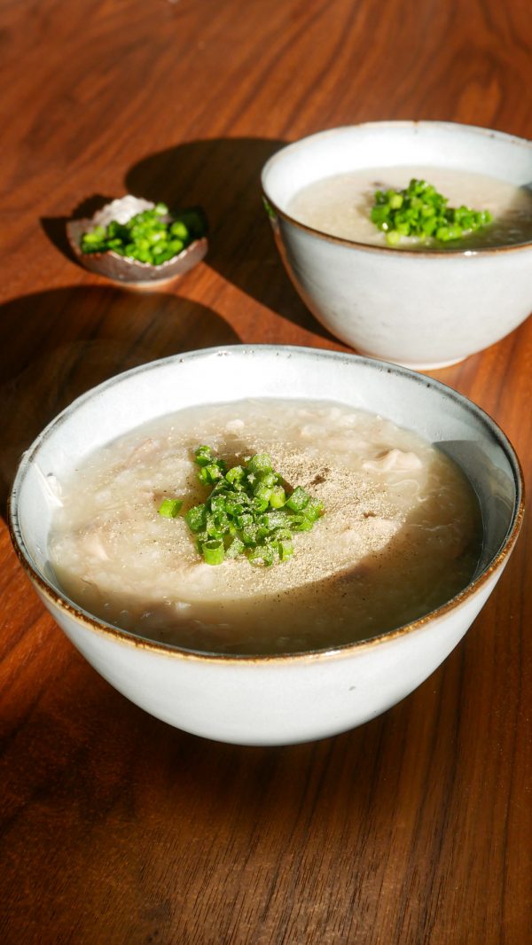 Chicken Jook (Congee) - Dakjuk [닭죽] - Jecca Chantilly