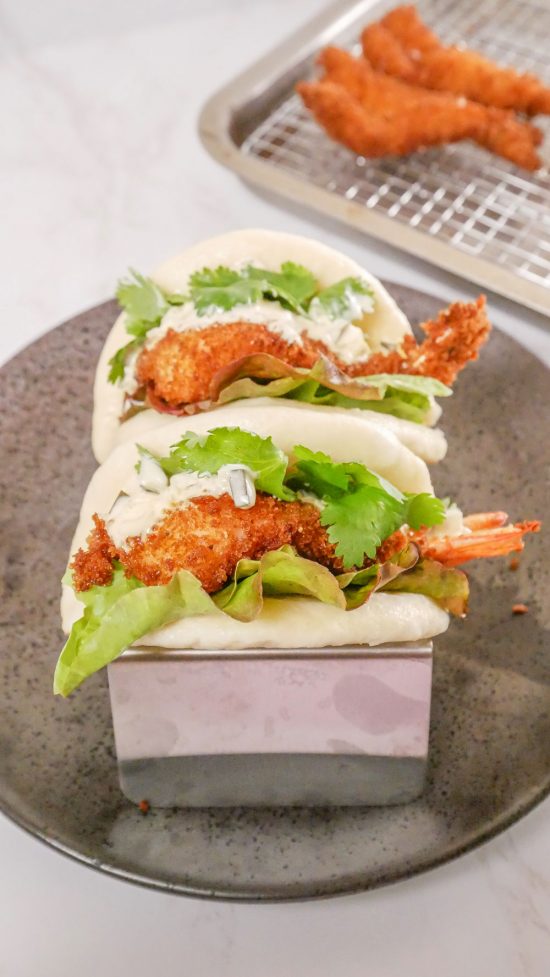 Crispy Shrimp Bao Bun - Jecca Chantilly