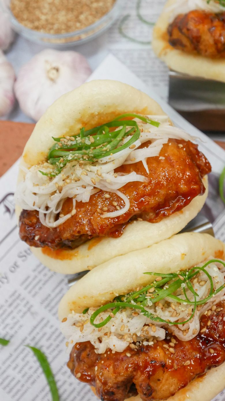 Korean Fried Chicken Bao - Jecca Chantilly