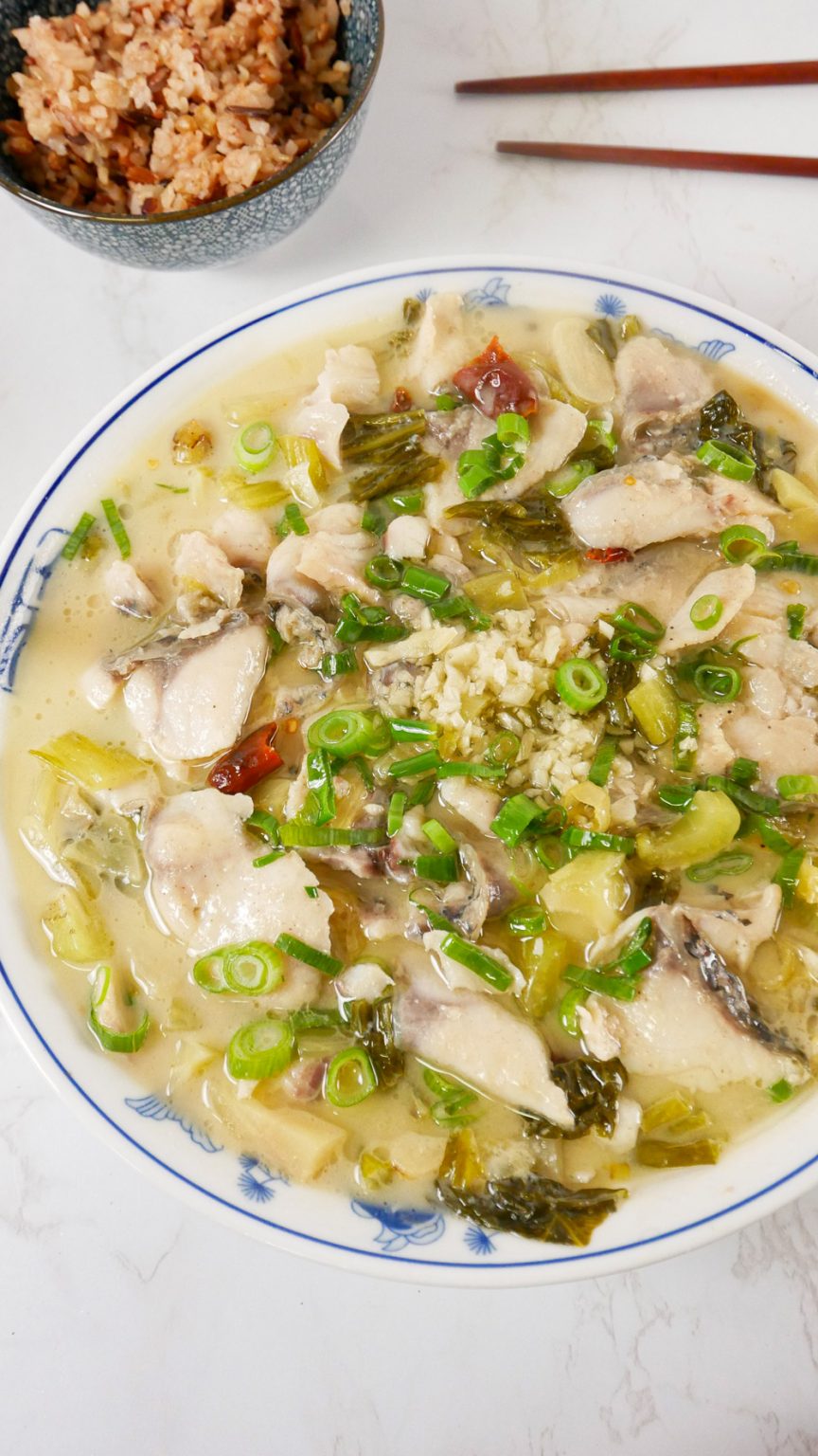 Suan Cai Yu Recipe (Sichuan Fish with Pickled Mustard Greens) - Jecca ...