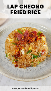Lap Cheong (Chinese Sausage) Fried Rice - Jecca Chantilly