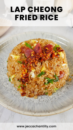 Lap Cheong (Chinese Sausage) Fried Rice - Jecca Chantilly