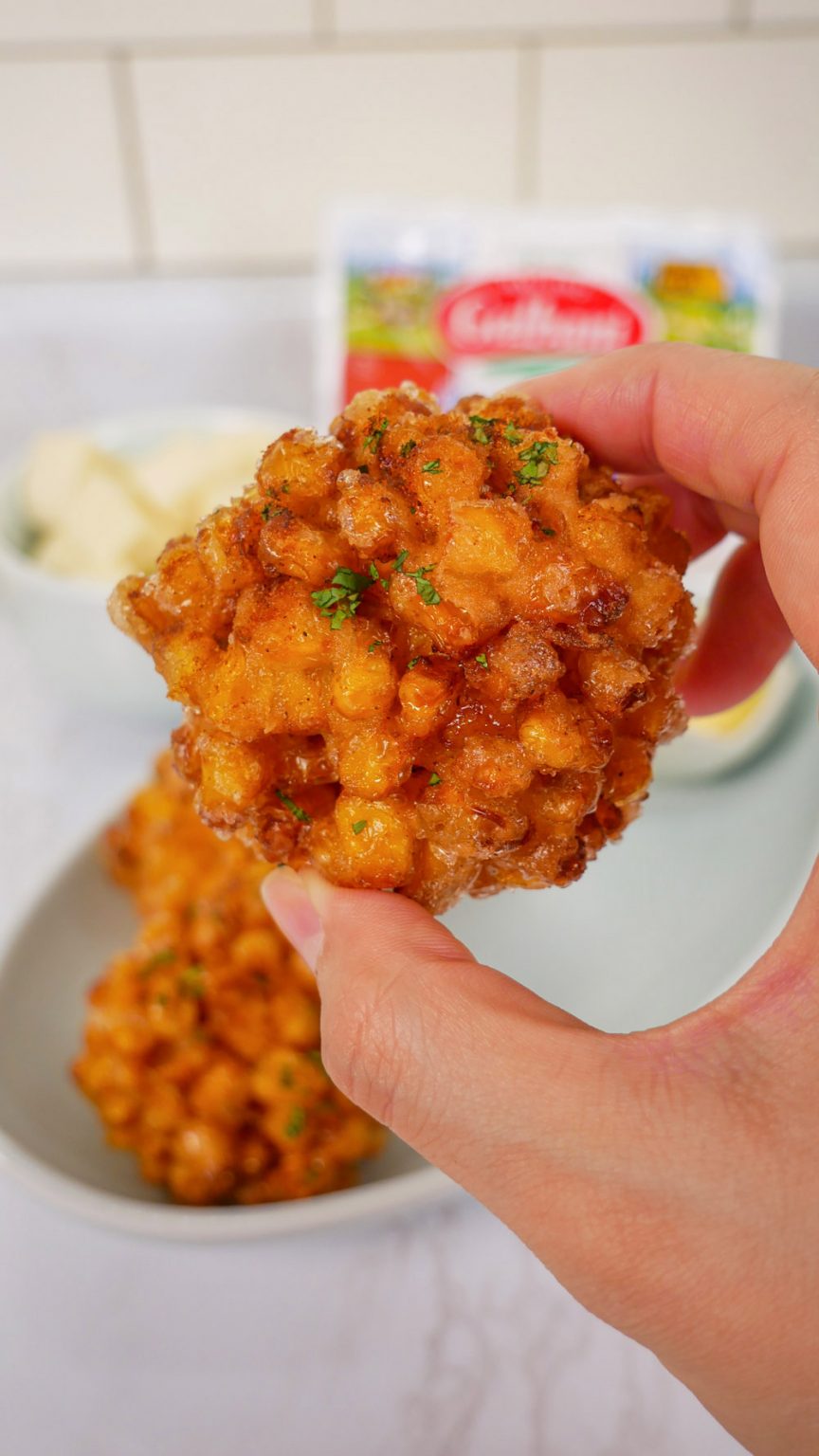 Corn Cheese Balls - Jecca Chantilly