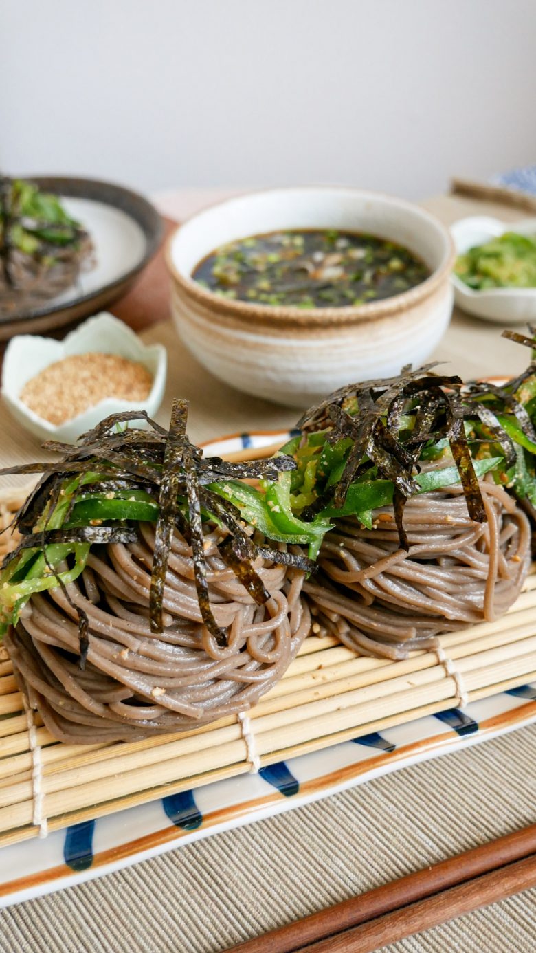 Cold Soba Noodles Recipe - 메밀국수 (Memil Guksu) - Jecca Chantilly