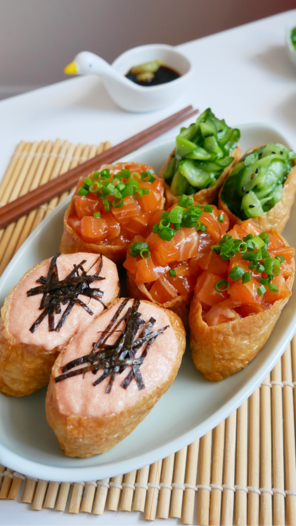 Yubuchobap Recipe (Korean Inari Sushi) - Jecca Chantilly
