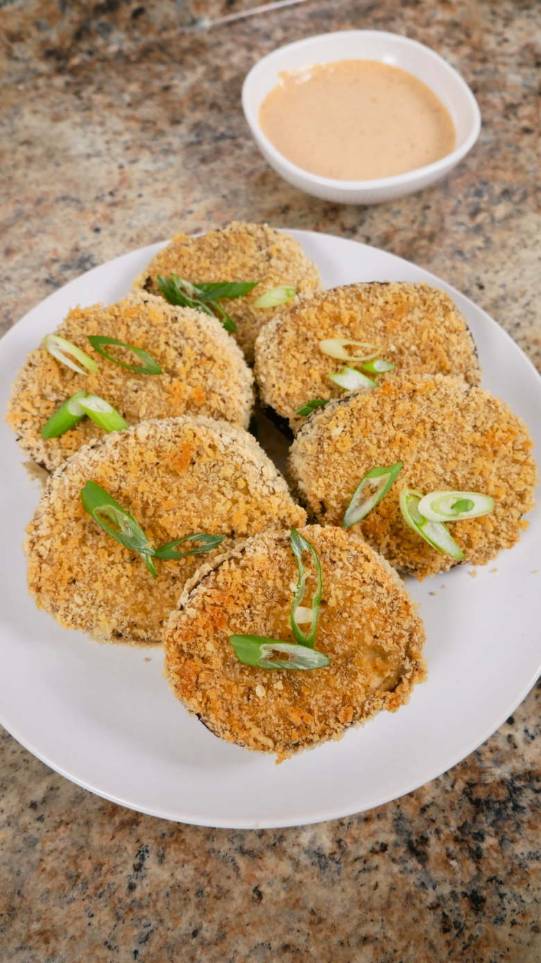 Baked Vegan Katsu with Eggplant Recipe - Jecca Chantilly