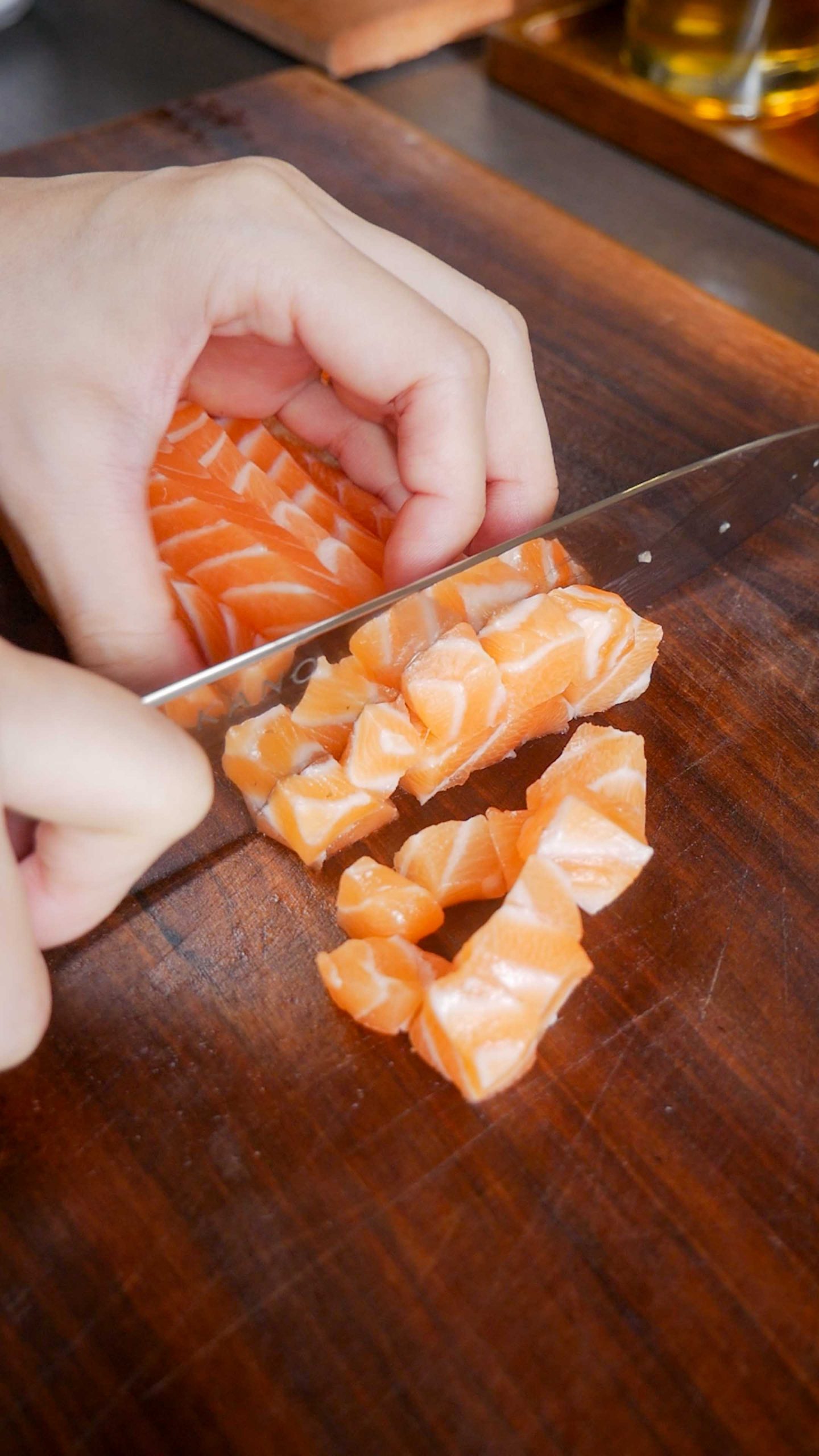 Easy Hawaiian Salmon Poke Recipe - Jecca Chantilly