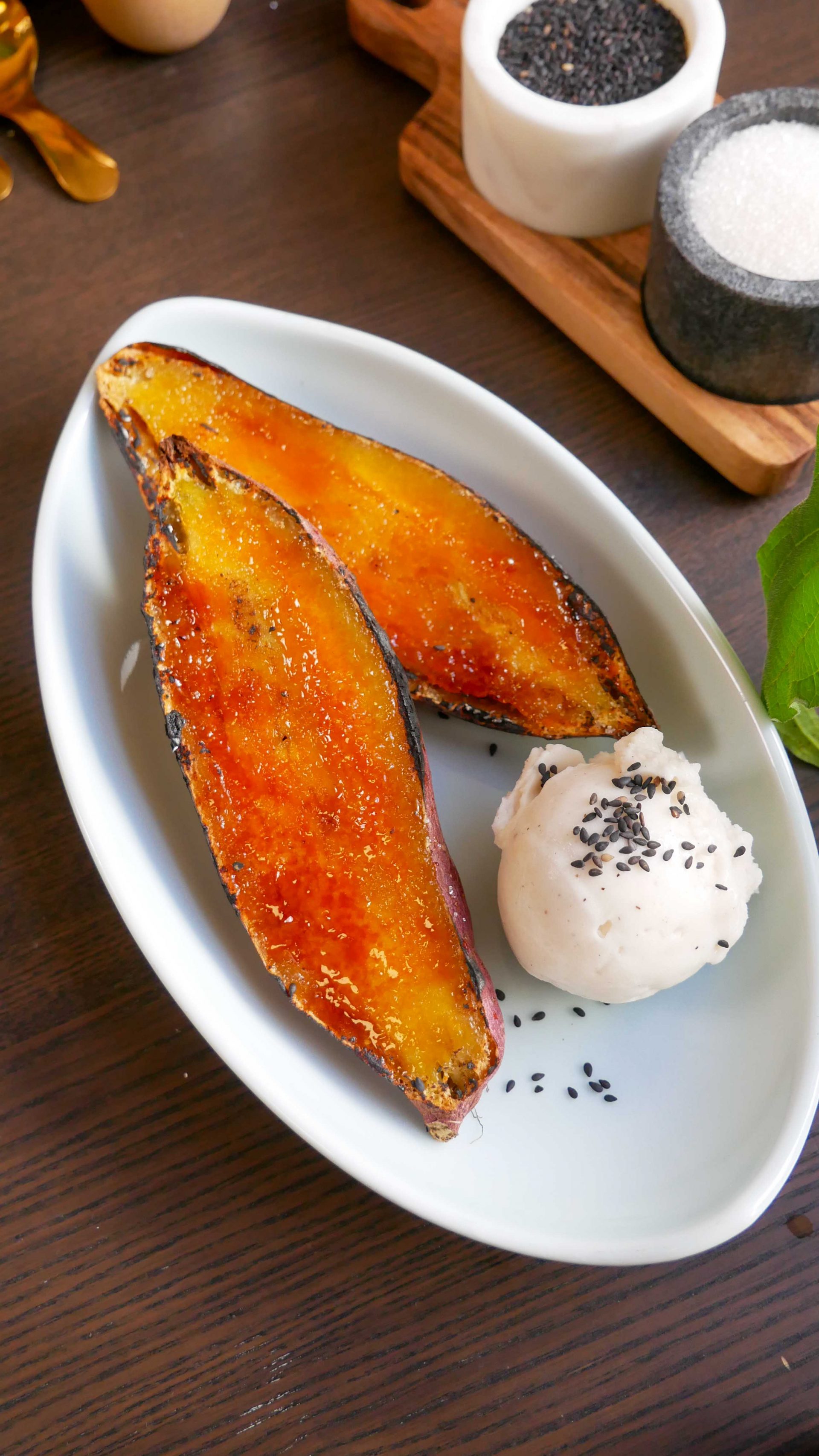 Bruleed Sweet Potatoes Recipe - Jecca Chantilly