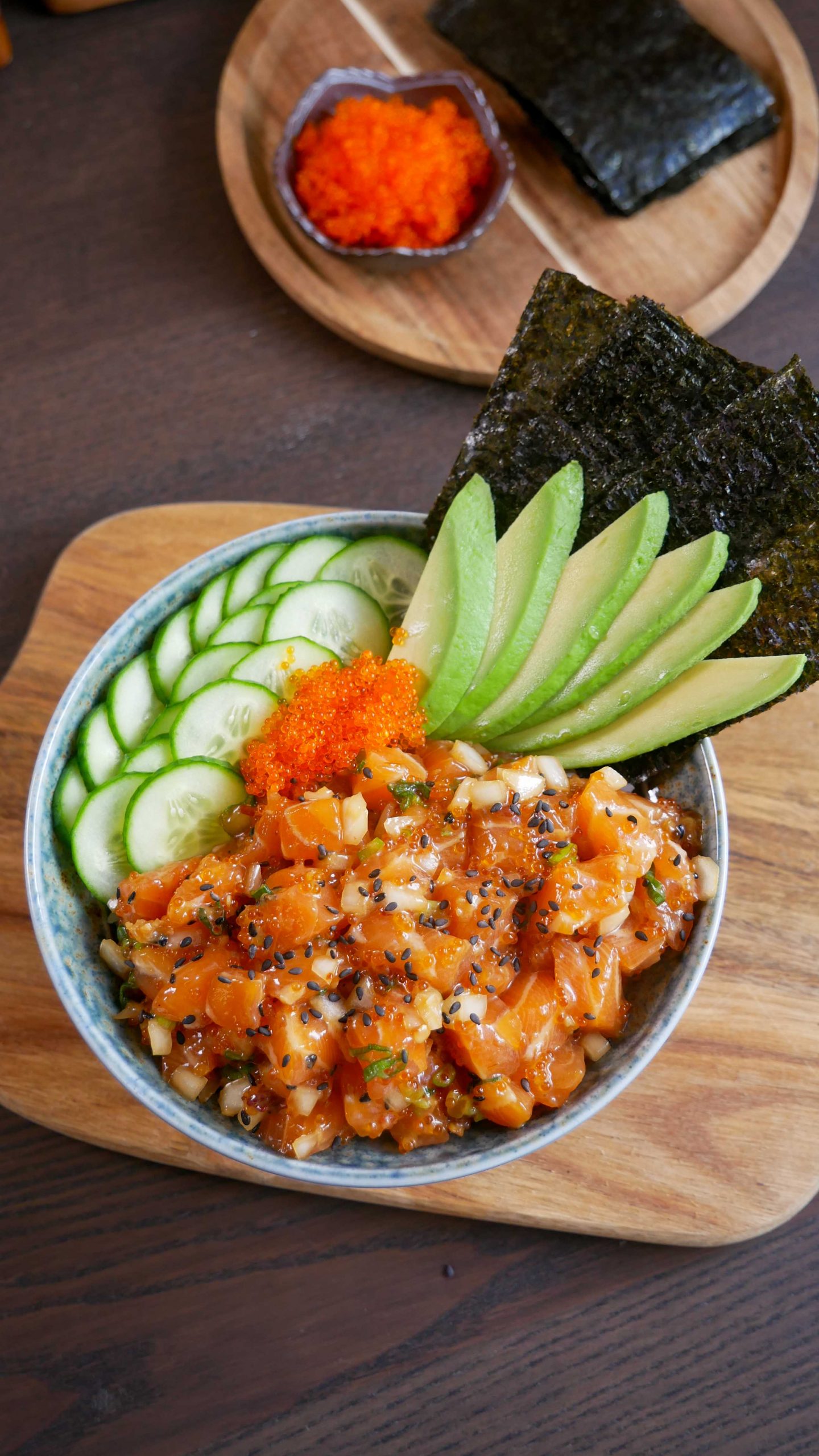 Easy Hawaiian Salmon Poke Recipe - Jecca Chantilly