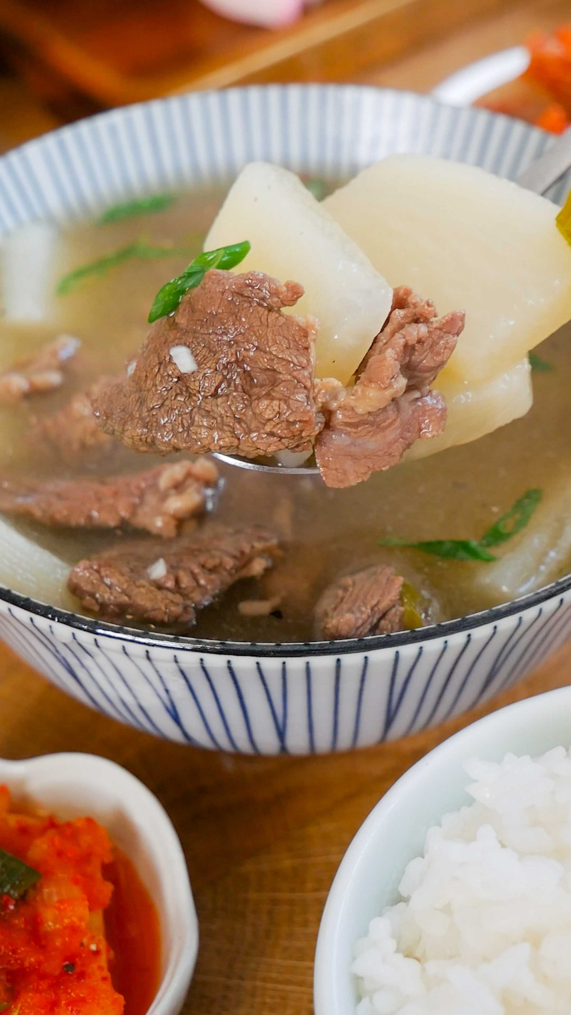 Korean Beef Radish Soup Recipe - 소고기 무국 (Soegogi Muguk) - Jecca Chantilly