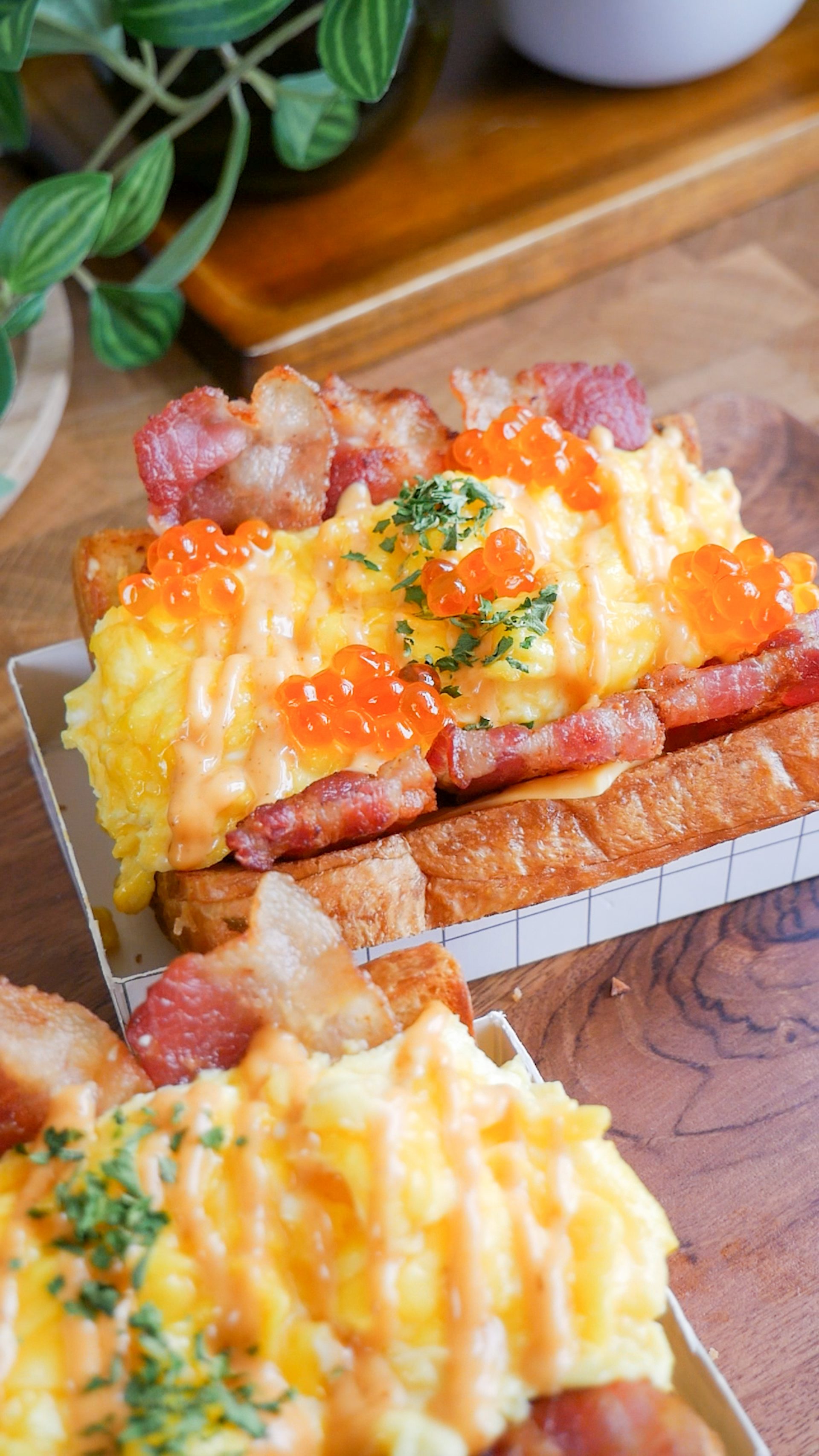 Fancy Korean Egg Drop Breakfast Sandwich Recipe - Jecca Chantilly