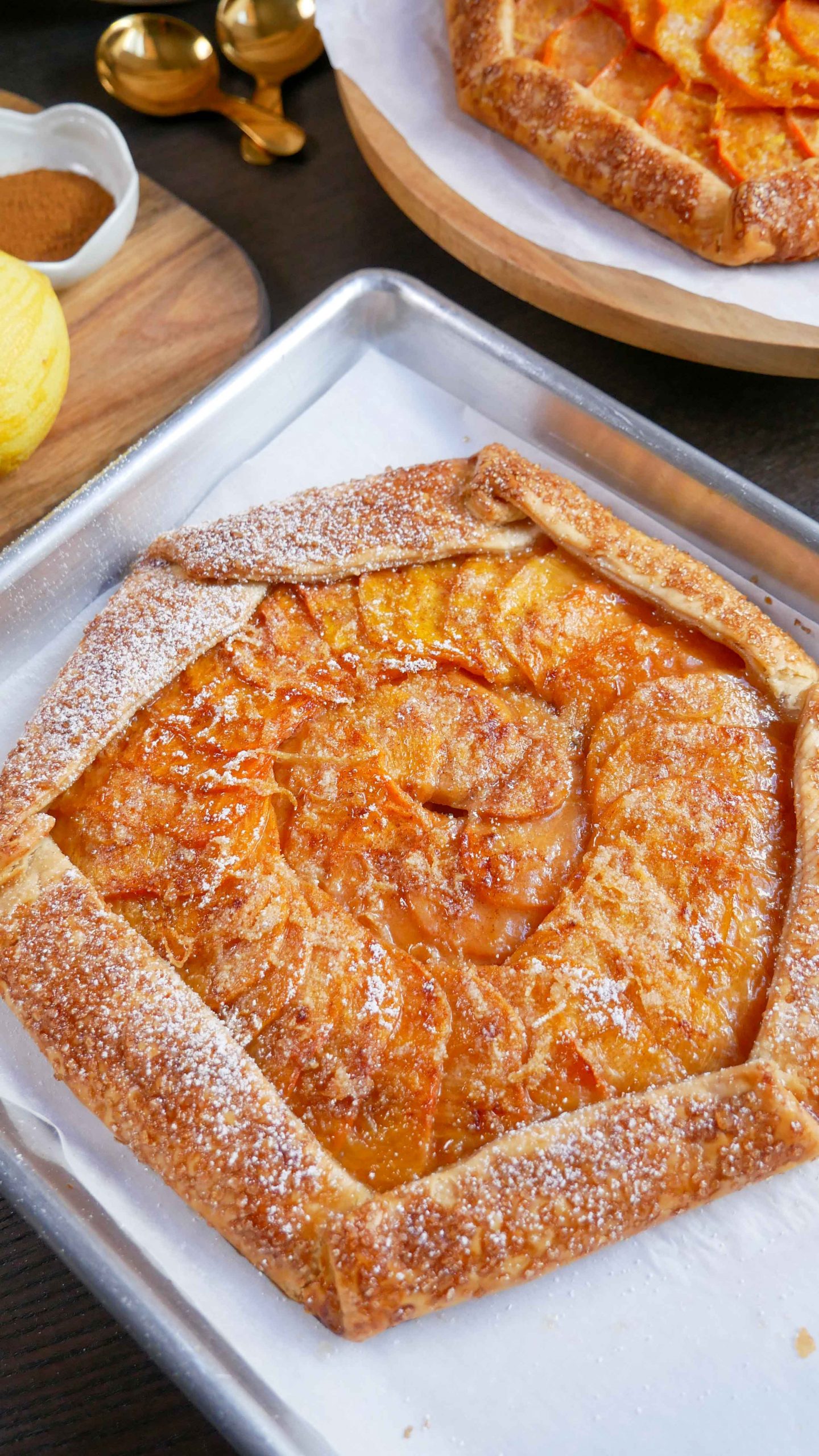 Persimmon Galette Recipe - Jecca Chantilly