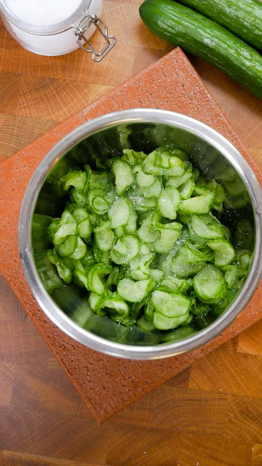 Quick Asian Pickled Cucumbers Recipe - Jecca Chantilly