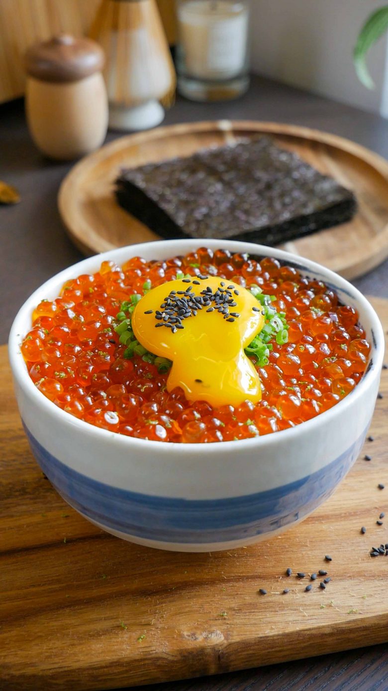 Ikura Don (Salmon Roe Rice Bowl Recipe) - Jecca Chantilly