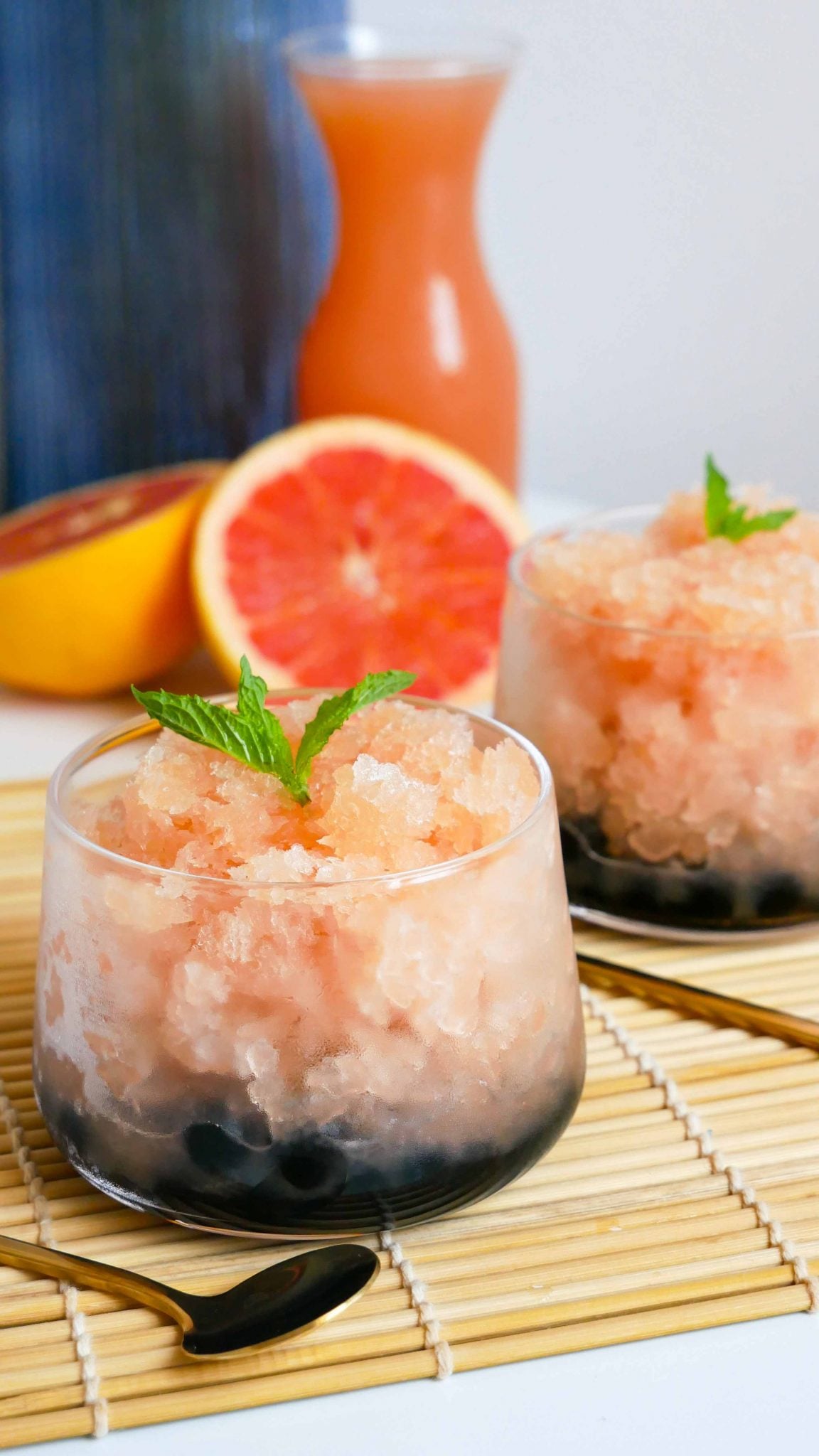 Grapefruit Green Tea Granita Bubble Tea Recipe - Jecca Chantilly