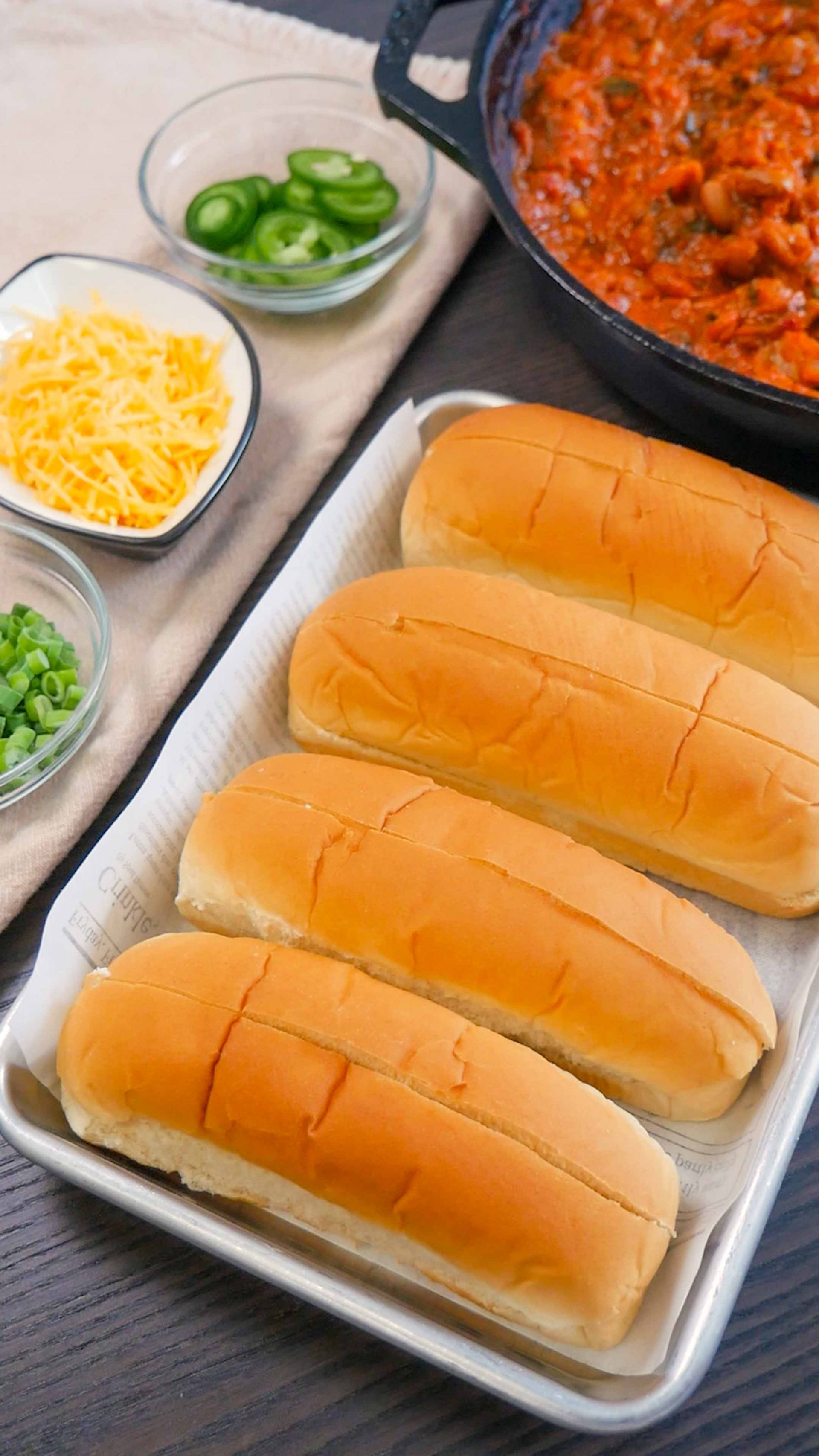 Kimchi Chili Hot Dogs Recipe - Jecca Chantilly