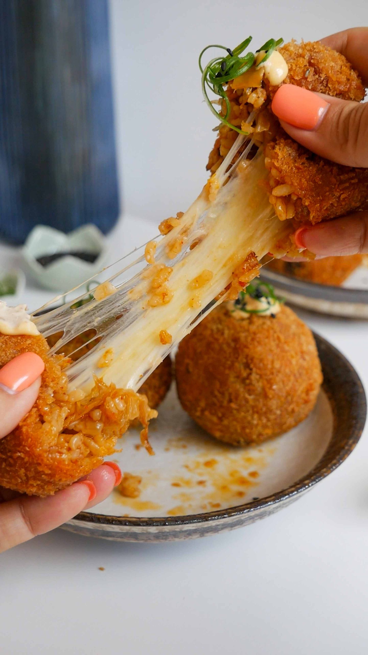 Kimchi Cheese Rice Balls Recipe - Jecca Chantilly