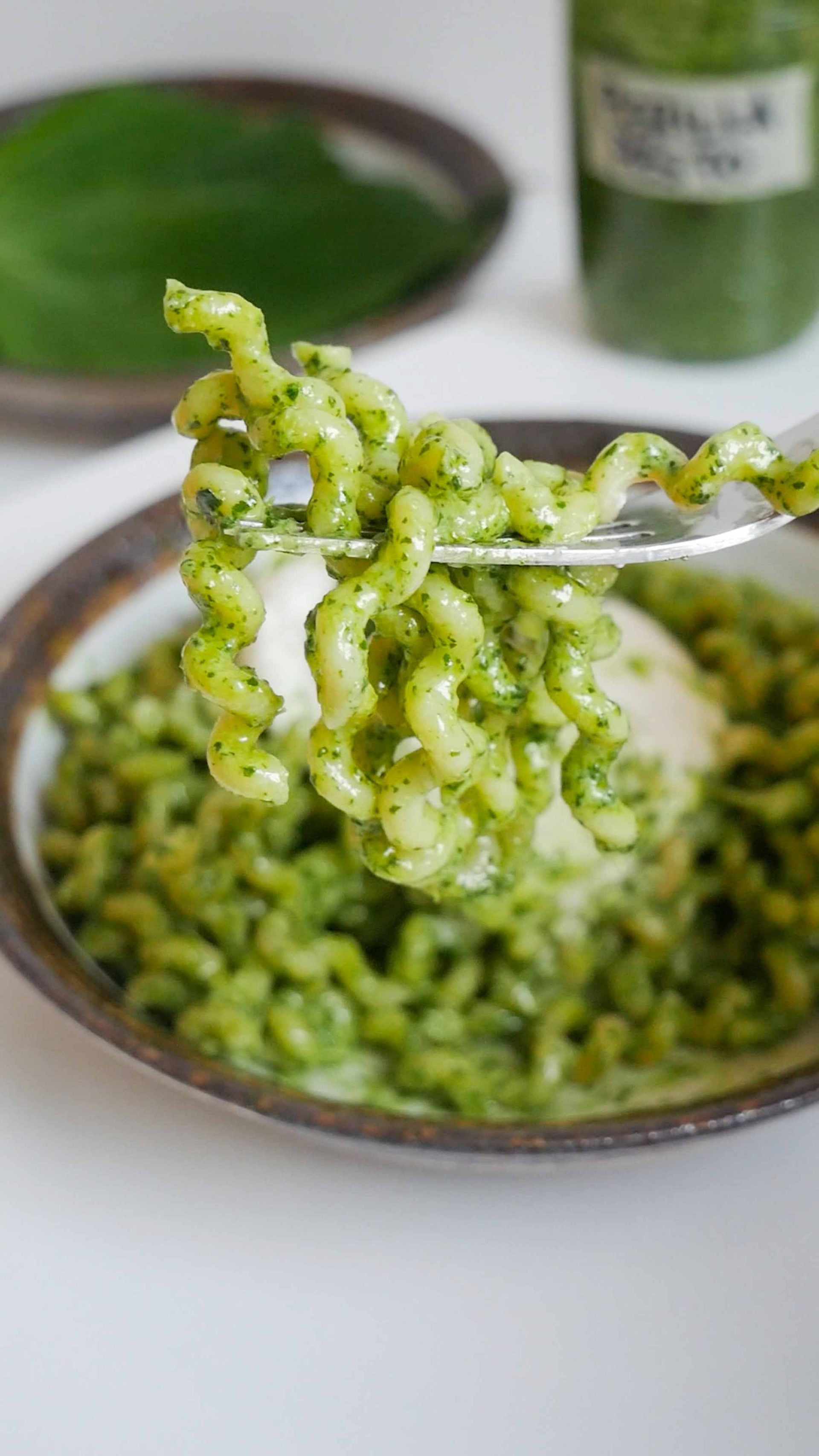 Perilla Pesto Pasta Recipe - Jecca Chantilly