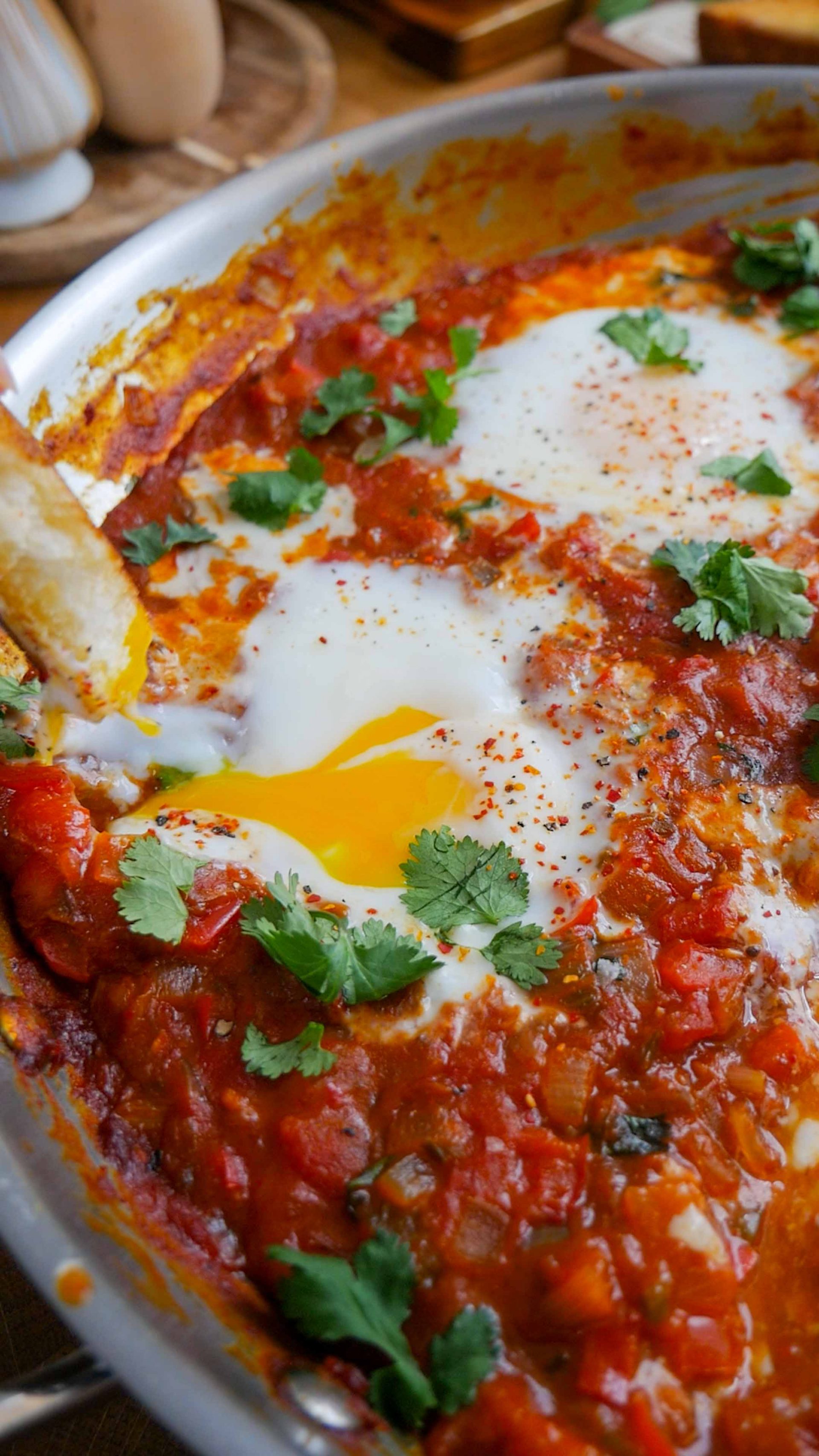 Spicy Gochujang Shakshuka Recipe - Jecca Chantilly